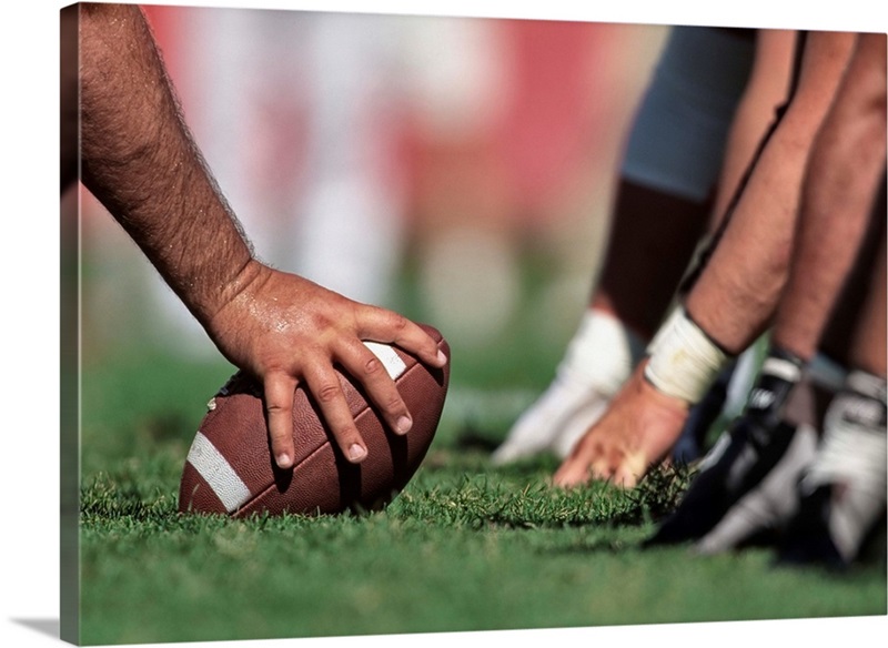 Football line of scrimmage | Great Big Canvas