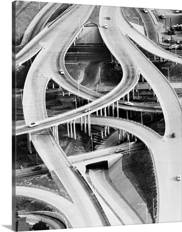 Four-Level Interchange At Turnpike | Great Big Canvas