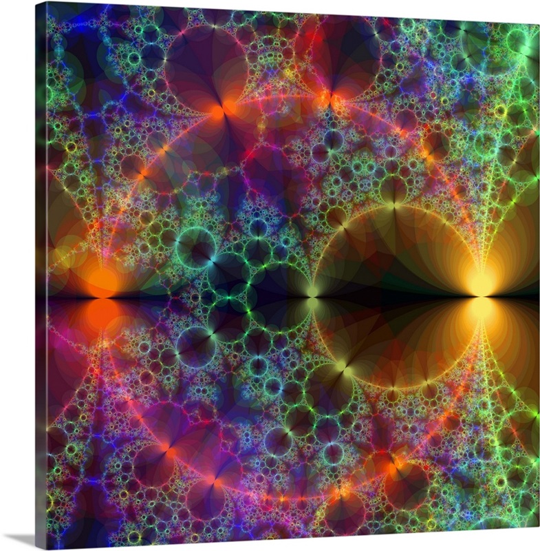Fractal, computer artwork. | Great Big Canvas