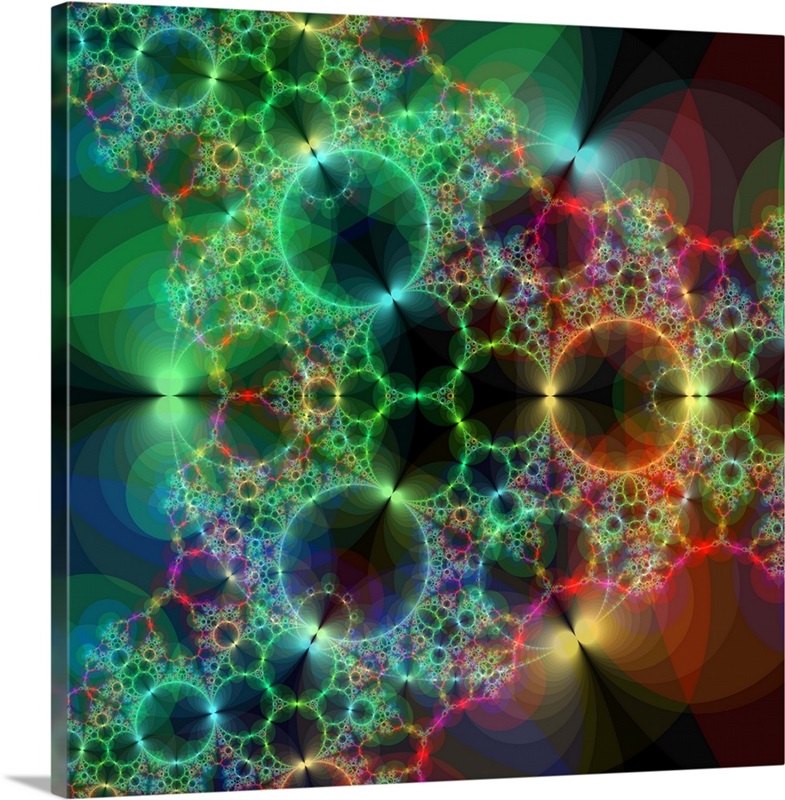 Fractal, computer artwork. | Great Big Canvas