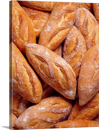 Freshly baked loaves of bread | Great Big Canvas