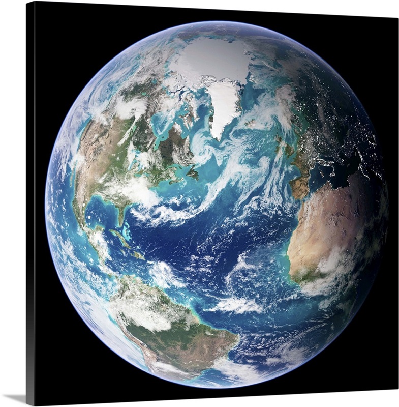 Full Earth, close-up | Great Big Canvas