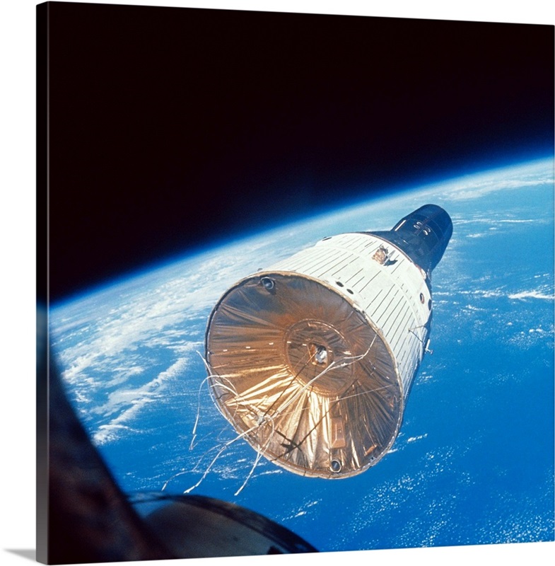Gemini Space Capsule Docking in Orbit | Great Big Canvas