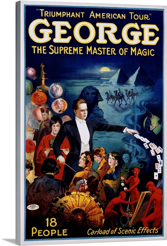 George The Supreme Master Of Magic Poster | Great Big Canvas