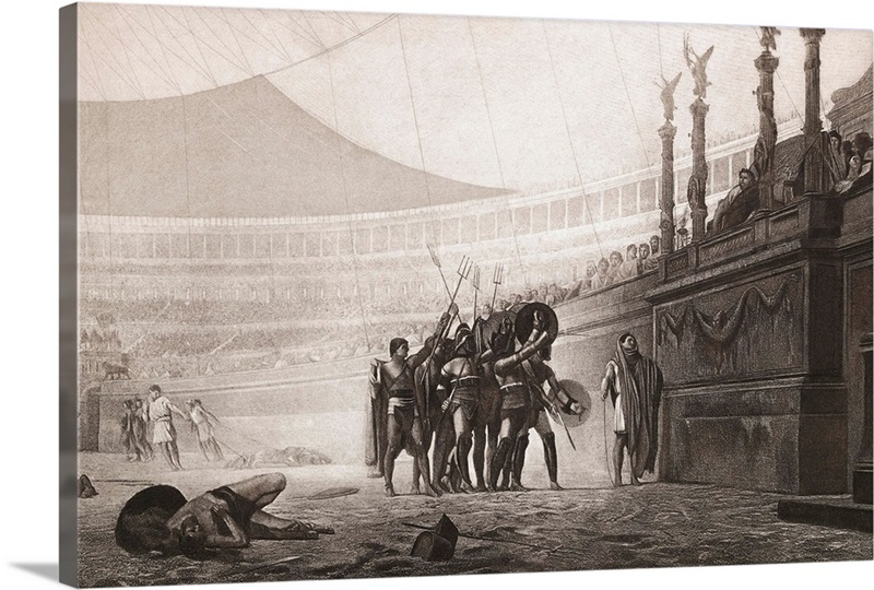 Gladiators in the Amphitheater | Great Big Canvas