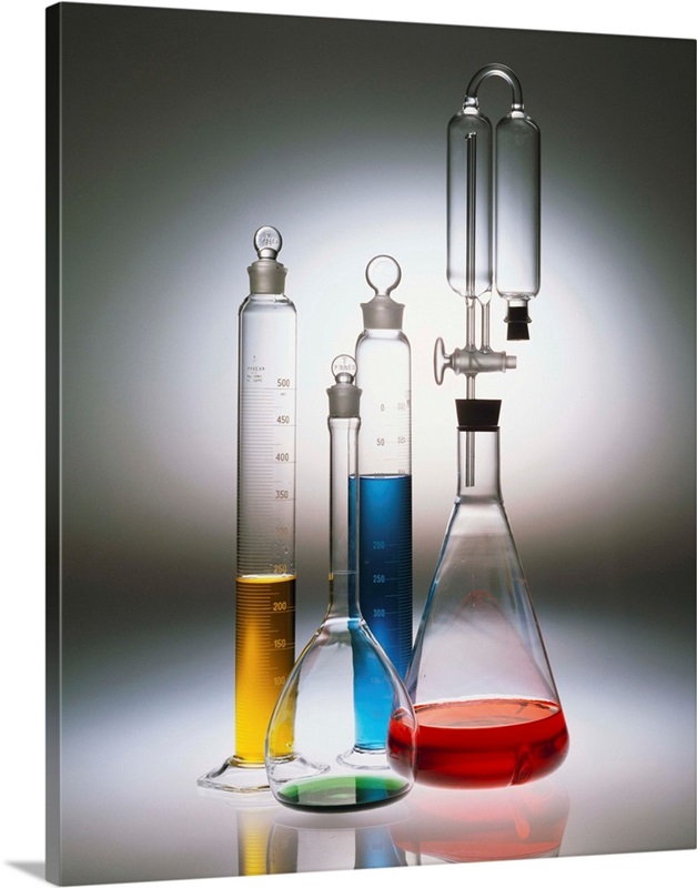 Graduated Cylinders And Flasks | Great Big Canvas