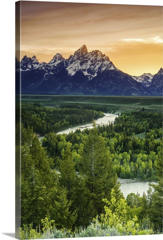 Grand Teton sunset | Great Big Canvas