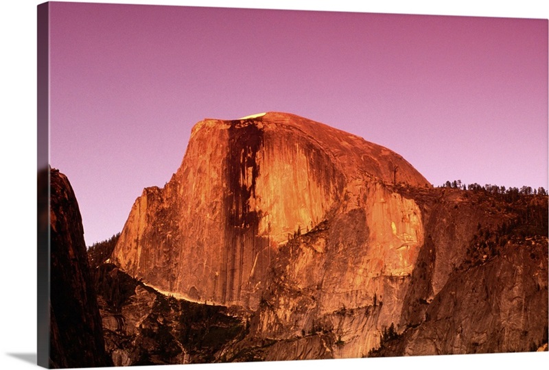 Half Dome rock at sundown | Great Big Canvas