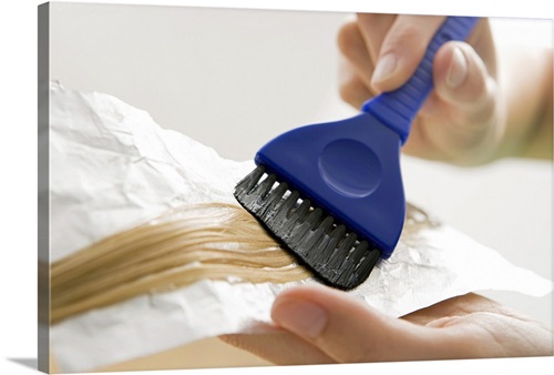 Hands coloring hair | Great Big Canvas