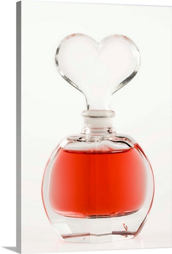 Heart-shaped perfume bottle | Great Big Canvas