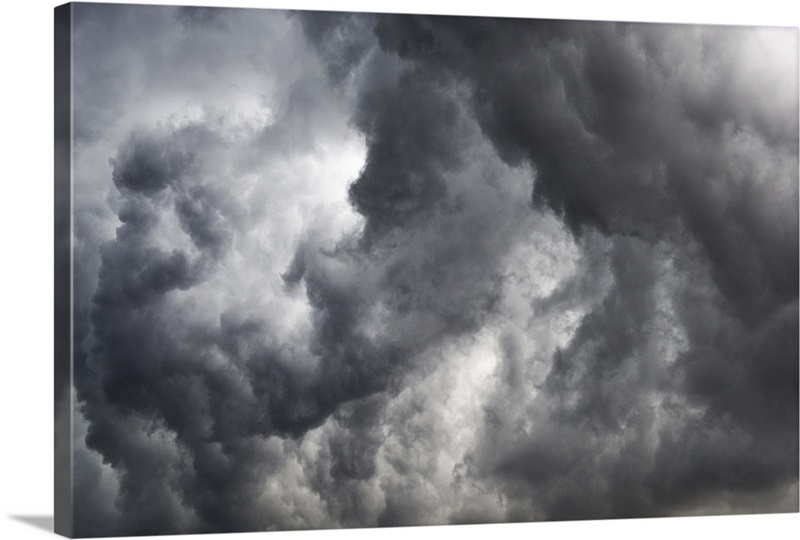 Heavy clouds during a rainstorm | Great Big Canvas