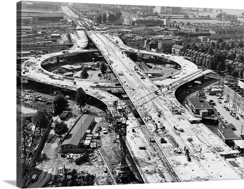 Highway Overpass Under Construction | Great Big Canvas