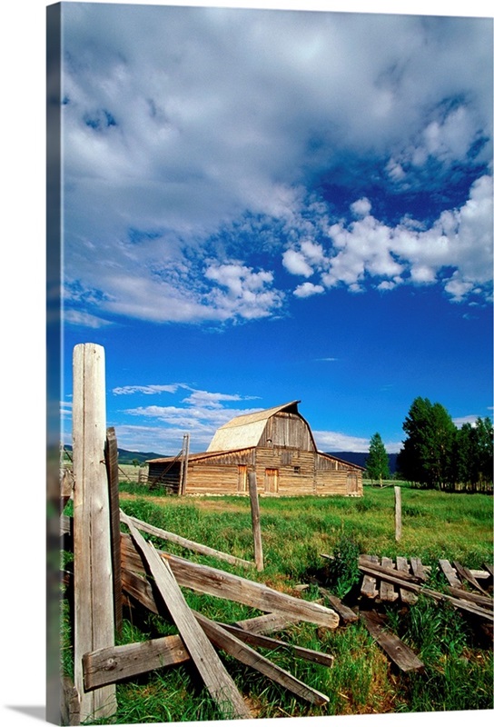 Historic Moulton Ranch in summer, Grand Teton National Park | Great Big ...
