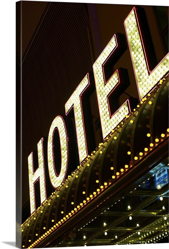 Hotel sign, Las Vegas, Nevada | Great Big Canvas