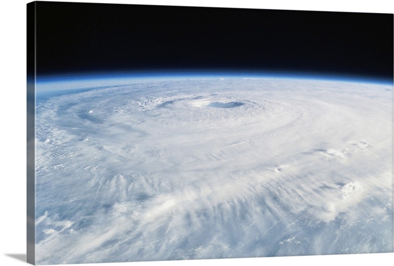 Hurricane Isabel, a Category 5 hurricane, from space | Great Big Canvas