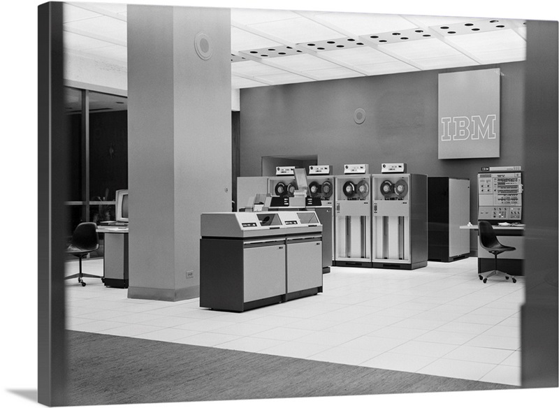 IBM Computers and Office Area | Great Big Canvas