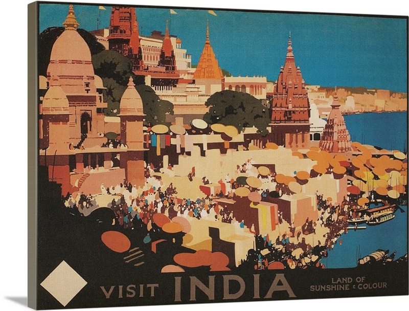 India Travel Poster | Great Big Canvas
