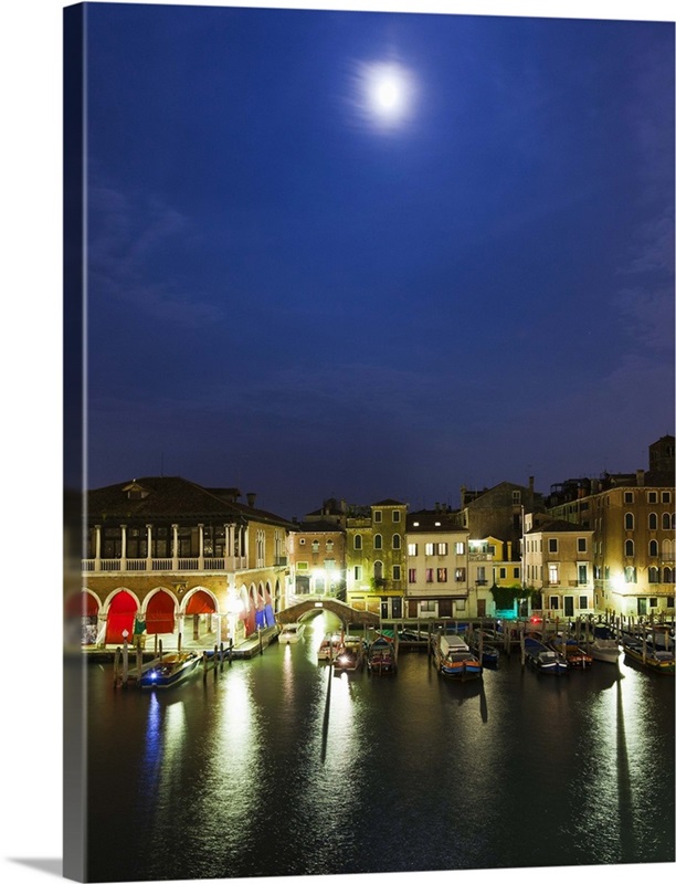 Italy, Venice cityscape at dusk | Great Big Canvas