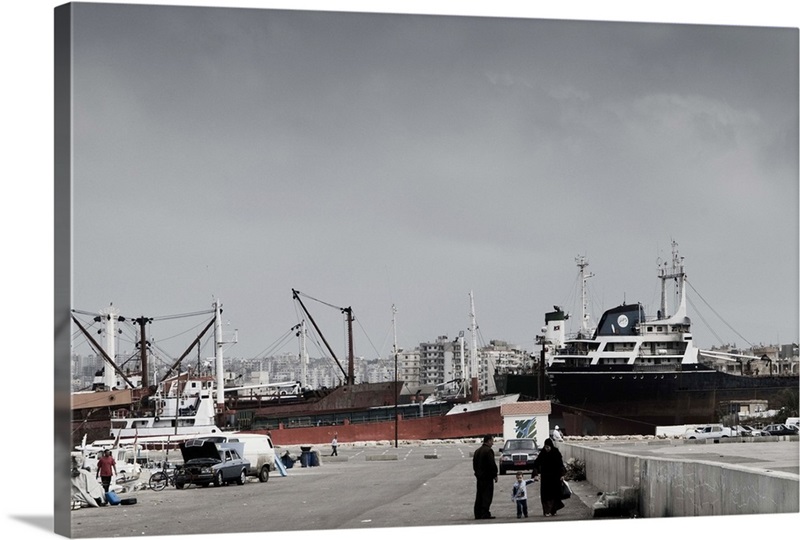 Lebanon, Tripoli, El Mina port | Great Big Canvas