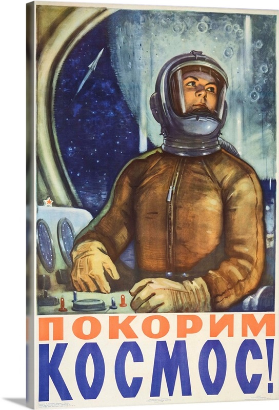 Lets Conquer Space, Poster | Great Big Canvas