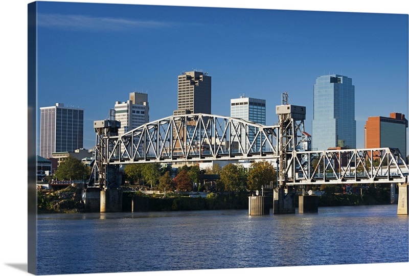 Little Rock, Arkansas, City View | Great Big Canvas