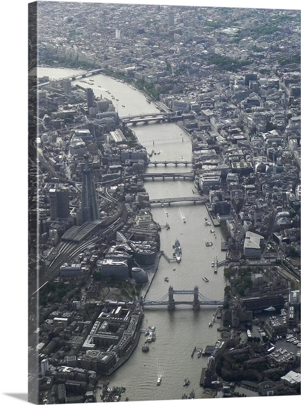 London, aerial shot. | Great Big Canvas