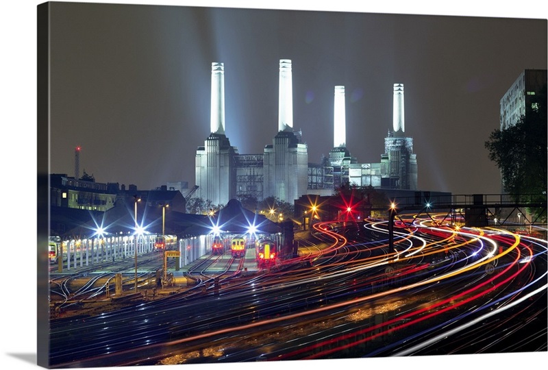 London Lights - Battersea, London, UK | Great Big Canvas