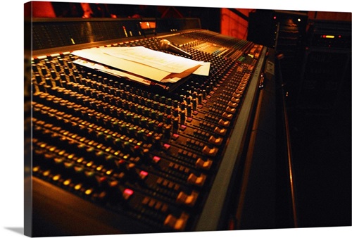 Mixing Sound Board | Great Big Canvas