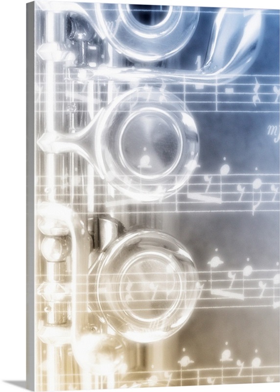 Musical Notes and Clarinet Valves | Great Big Canvas