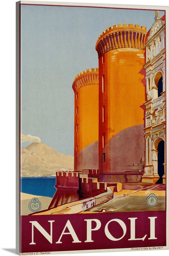 Napoli Travel Poster | Great Big Canvas