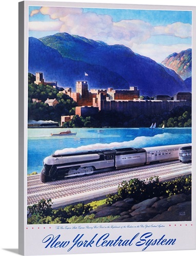 New York Central System, The New Empire State Express Poster By Leslie ...