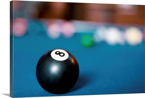 Number Eight Pool Ball | Great Big Canvas