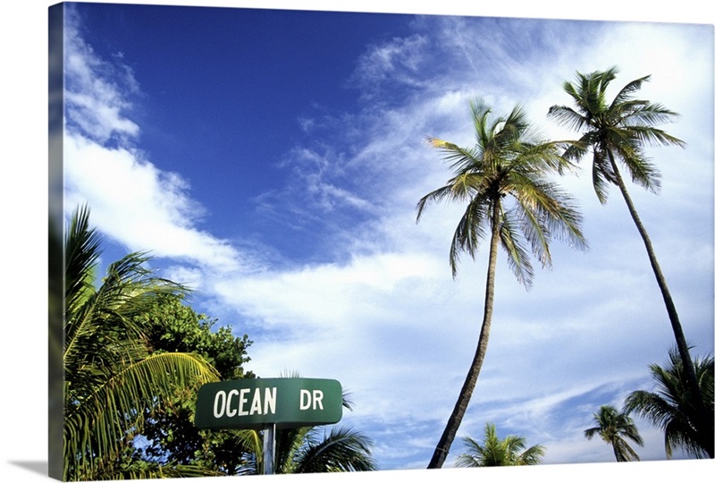 Ocean Drive, South Beach, Miami, Florida, USA | Great Big Canvas