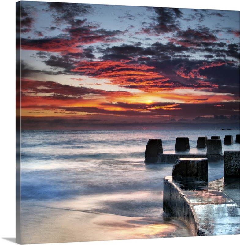 Ocean, Sunset, Australia | Great Big Canvas