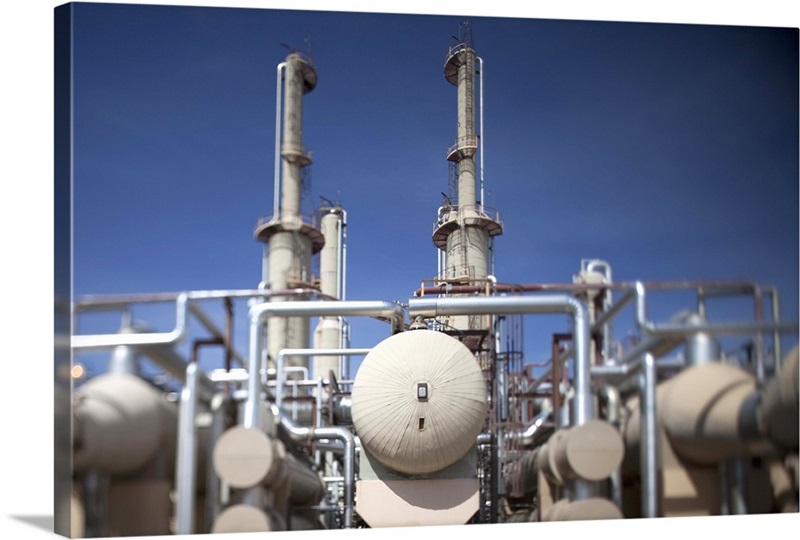 Oil and gas station | Great Big Canvas