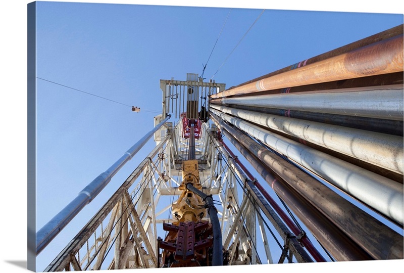 Oil drilling rig | Great Big Canvas