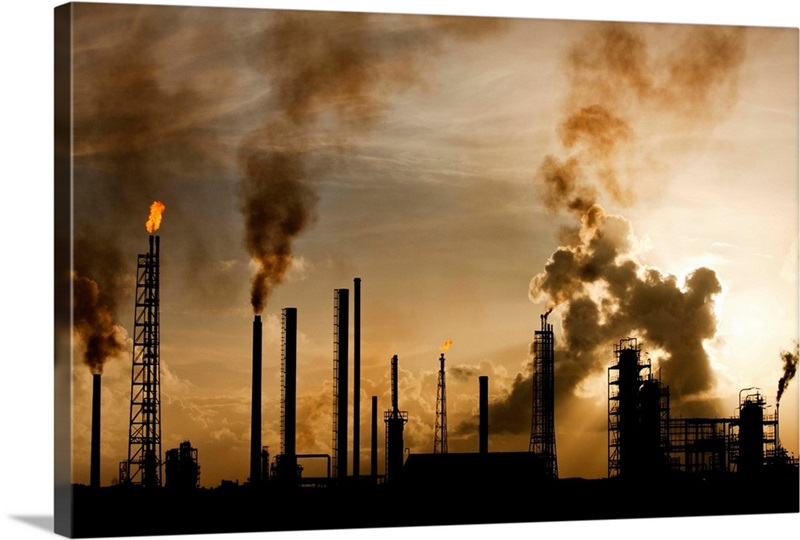 Oil Refinery At Curacao | Great Big Canvas