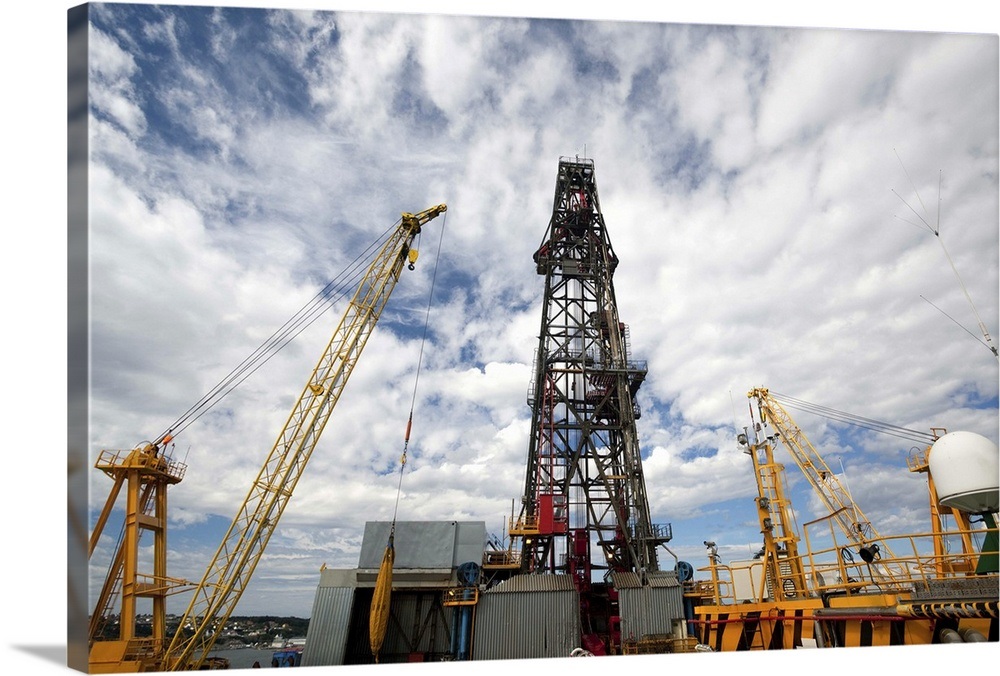 Oil rig drilling derrick Wall Art, Canvas Prints, Framed Prints, Wall ...
