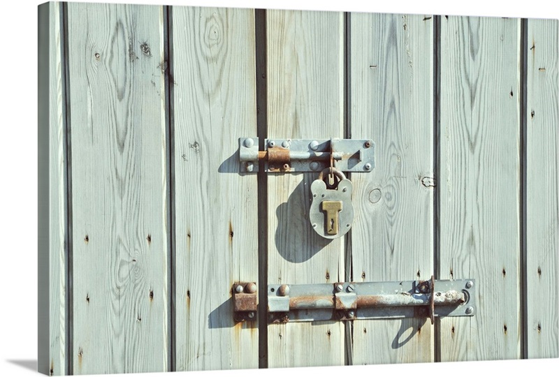 Old barn door lock | Great Big Canvas