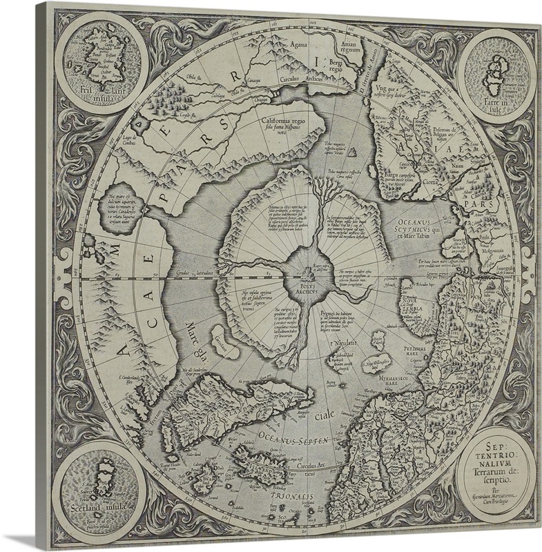 Old map of Canada | Great Big Canvas