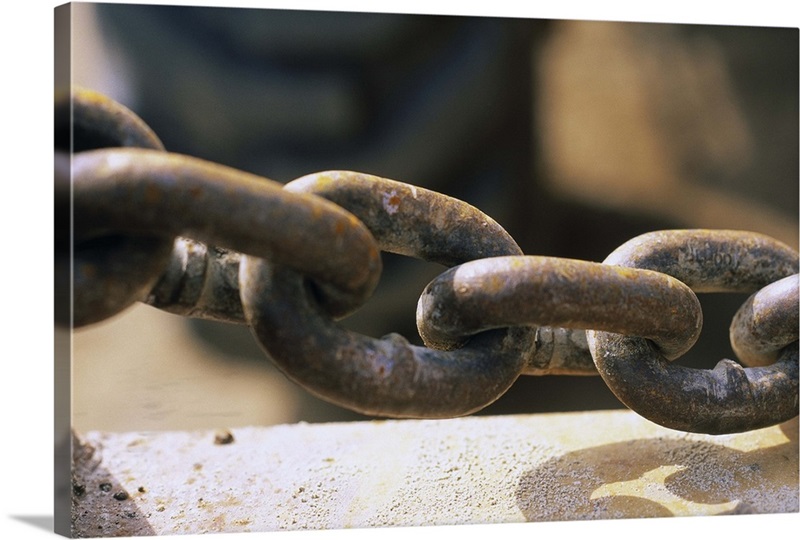 Old metal chain | Great Big Canvas