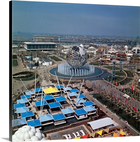 Overview Of World Fair Area | Great Big Canvas
