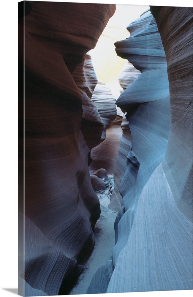 Path between rocks, Antelope Canyon, Arizona, USA Wall Art, Canvas ...