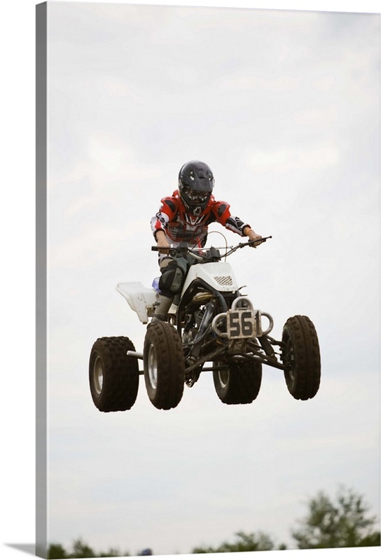 Person riding four wheeler | Great Big Canvas