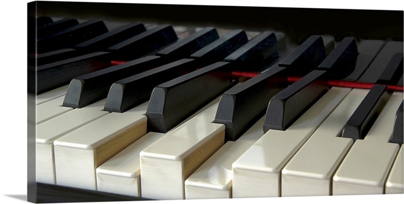 Piano keyboard. | Great Big Canvas