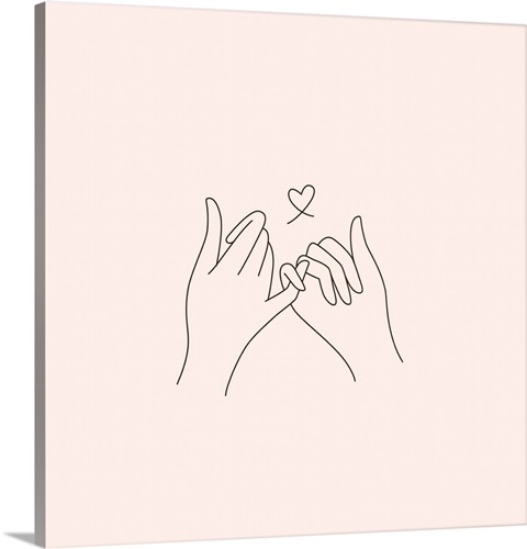 Pinky Promise Wall Art, Canvas Prints, Framed Prints, Wall Peels ...