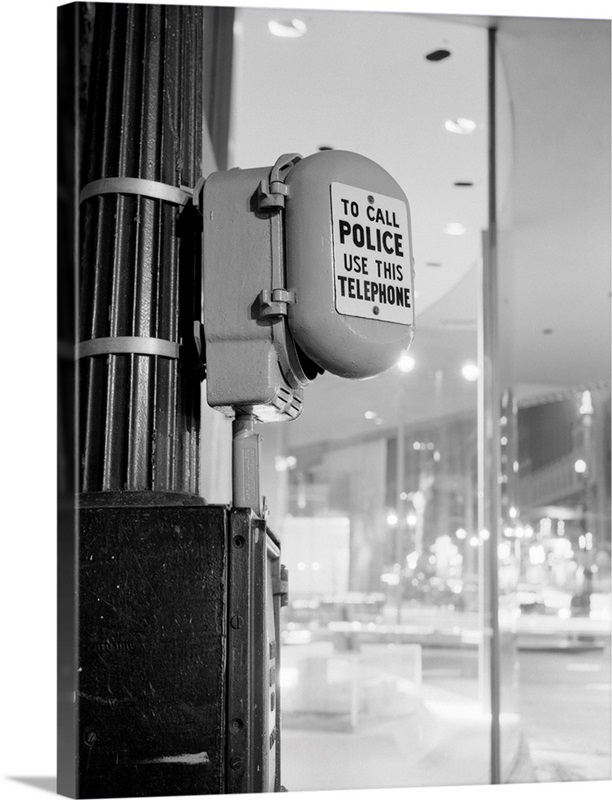 Police Call Box | Great Big Canvas