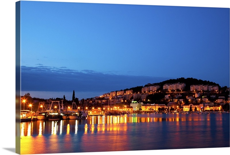 Port Gruz at Night | Great Big Canvas