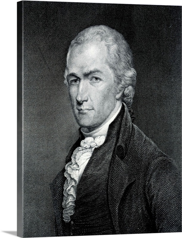 Portrait Of Alexander Hamilton | Great Big Canvas