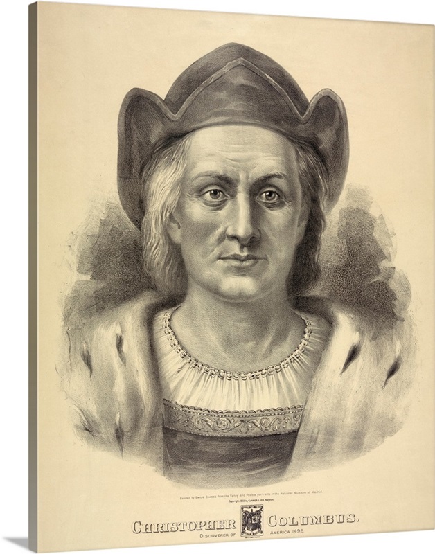 Portrait Of Christopher Columbus | Great Big Canvas
